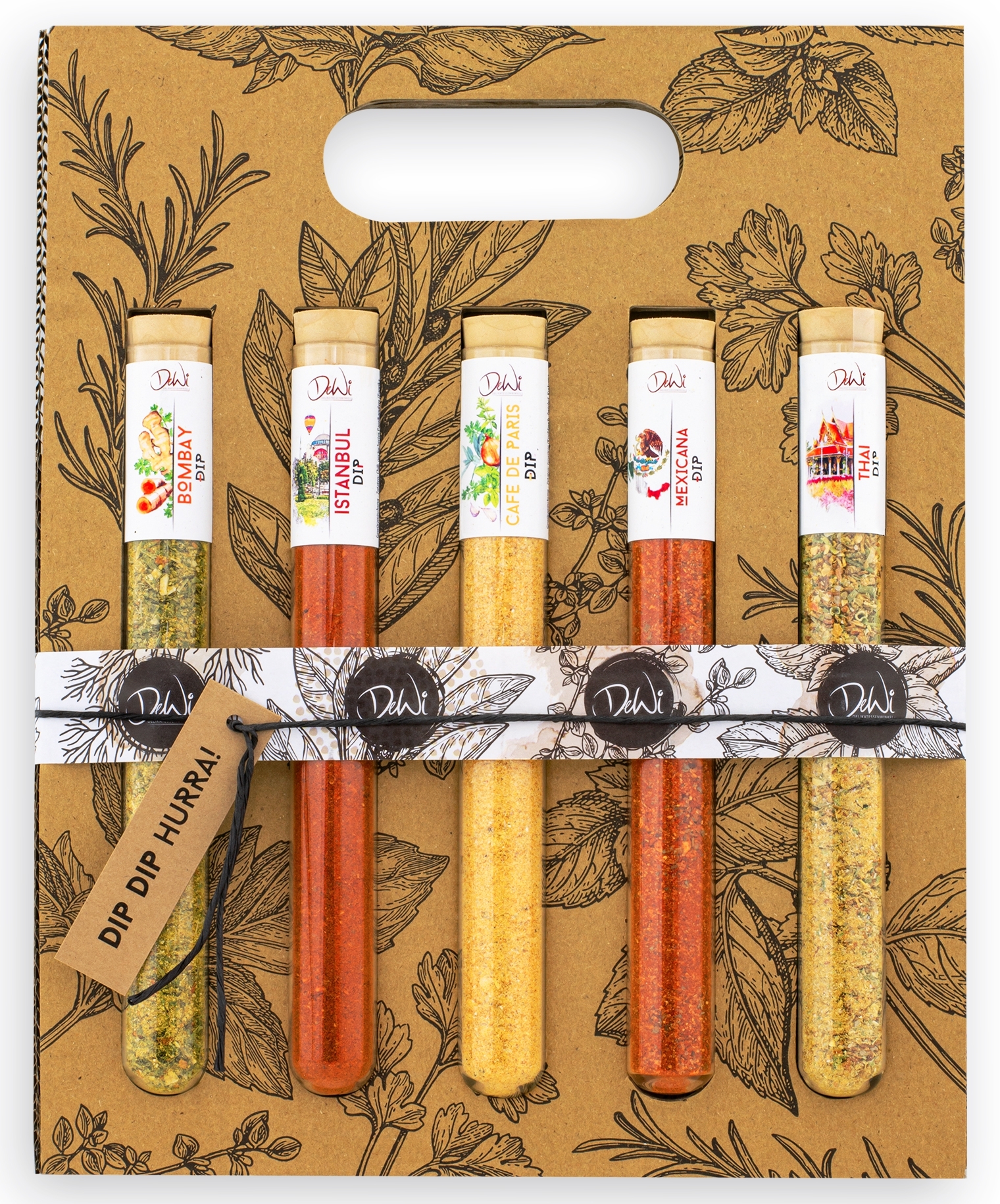 Spice Tube 5er Geschenkset XL - Dip Set | Spice Tube XL 5er ...